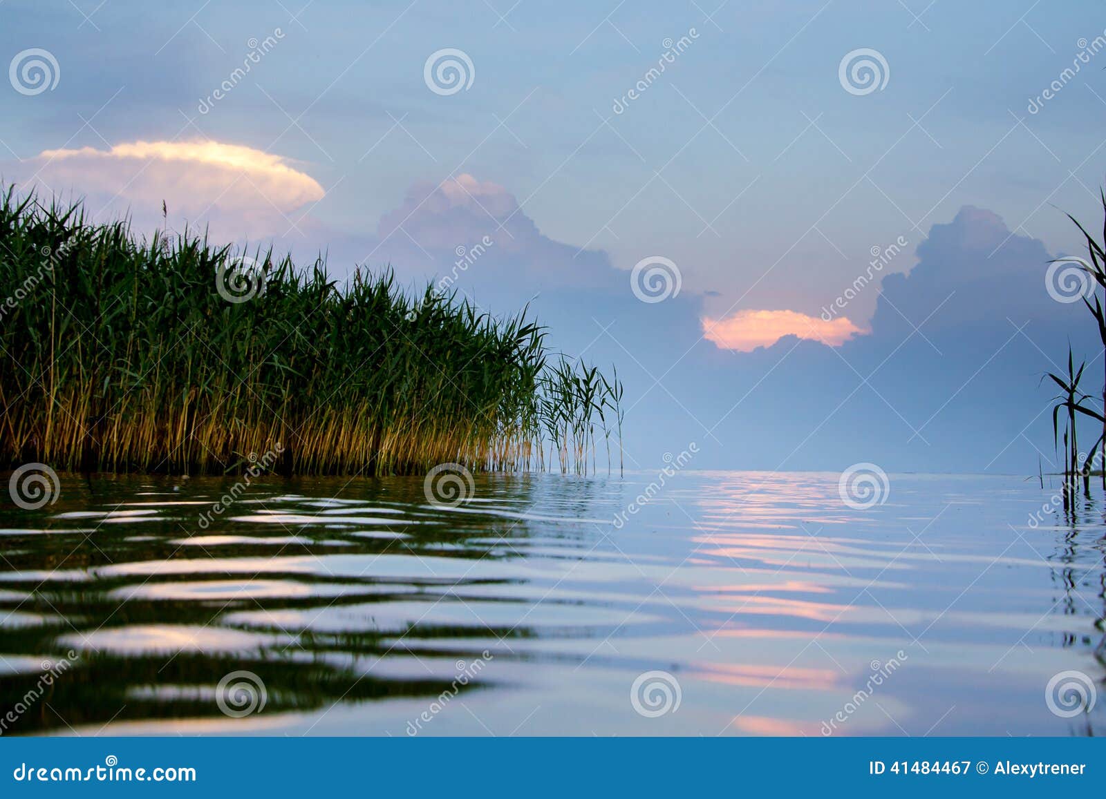 Sunset on the river stock image. Image of dark, beauty - 41484467