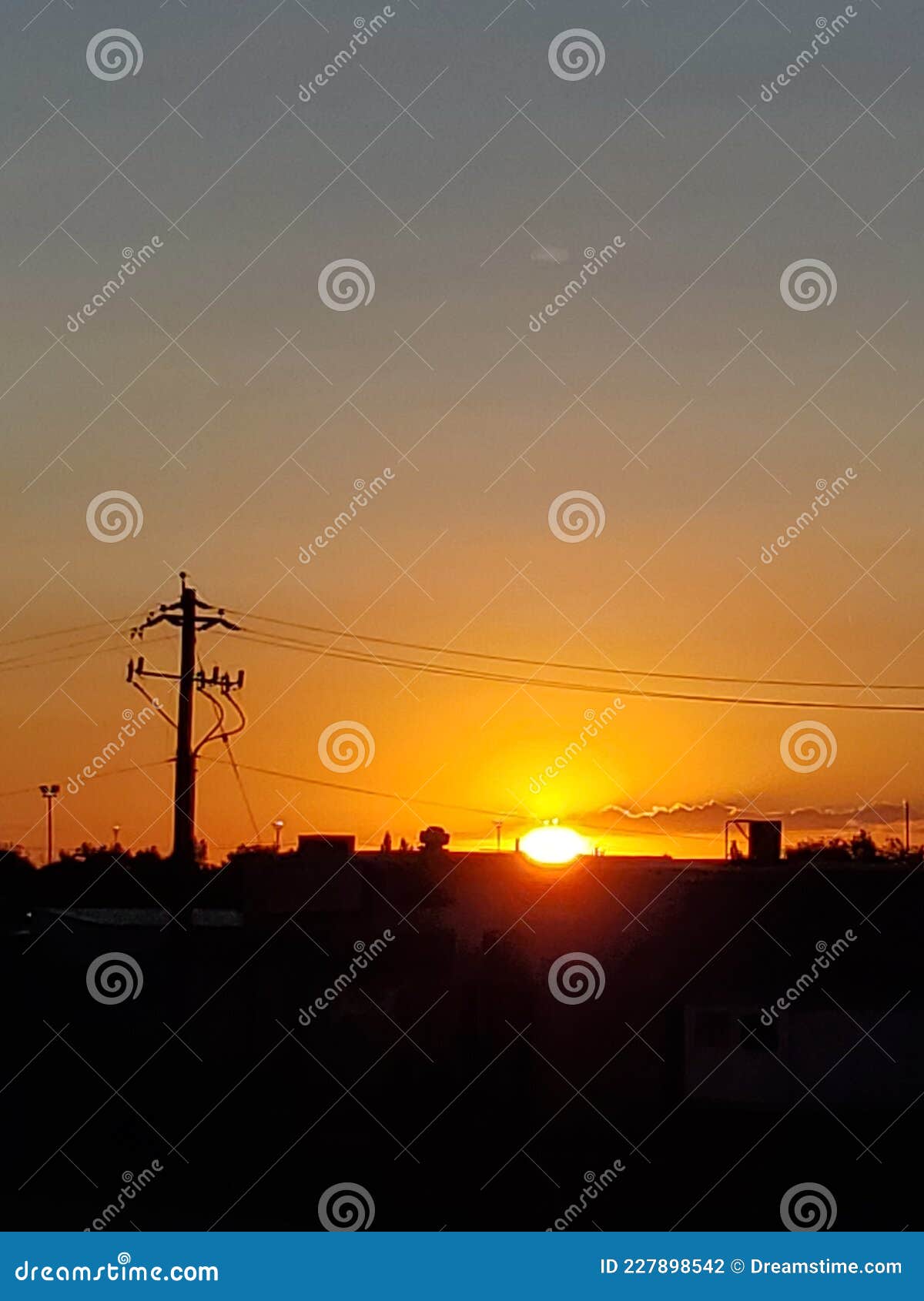 Sunset in Riverdale Utah stock photo. Image of white - 227898542