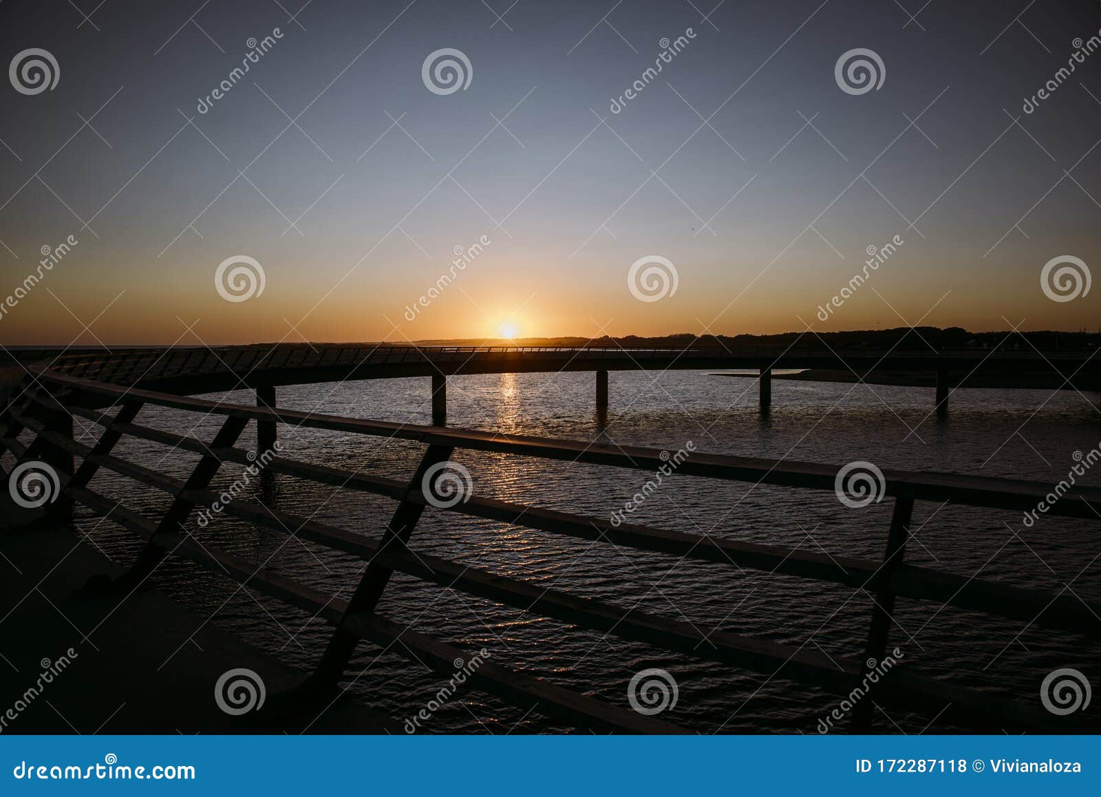 Sunset on the road stock photo. Image of sunset, summer - 172287118