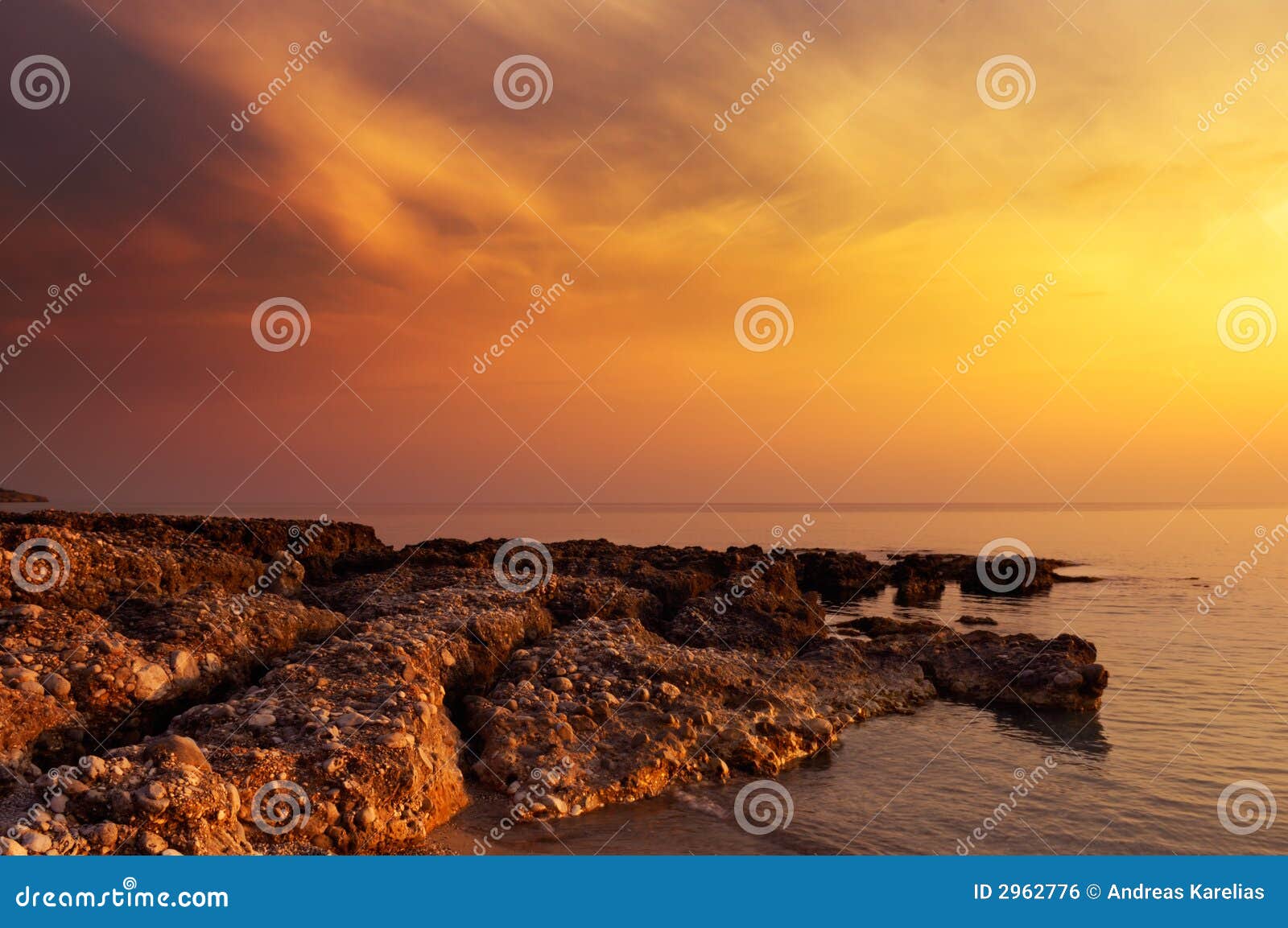 Sunset rocks stock photo. Image of color, golden, coast - 2962776