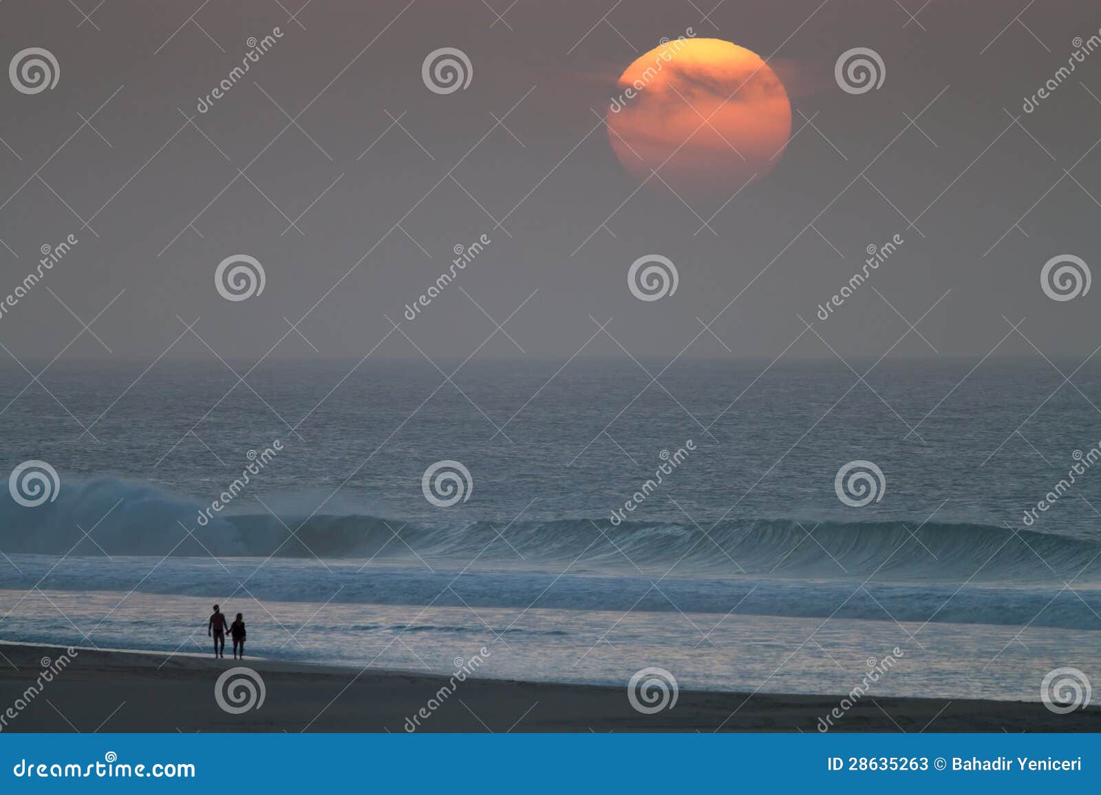 Sunset Romance stock image. Image of romantic, couple - 28635263