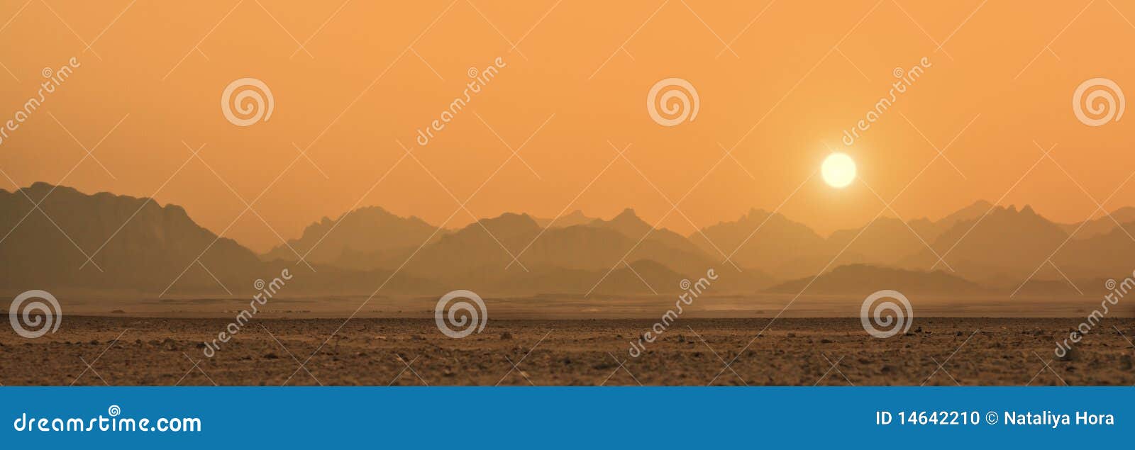 Sunset in Sahara desert stock photo. Image of heat, safari - 14642210