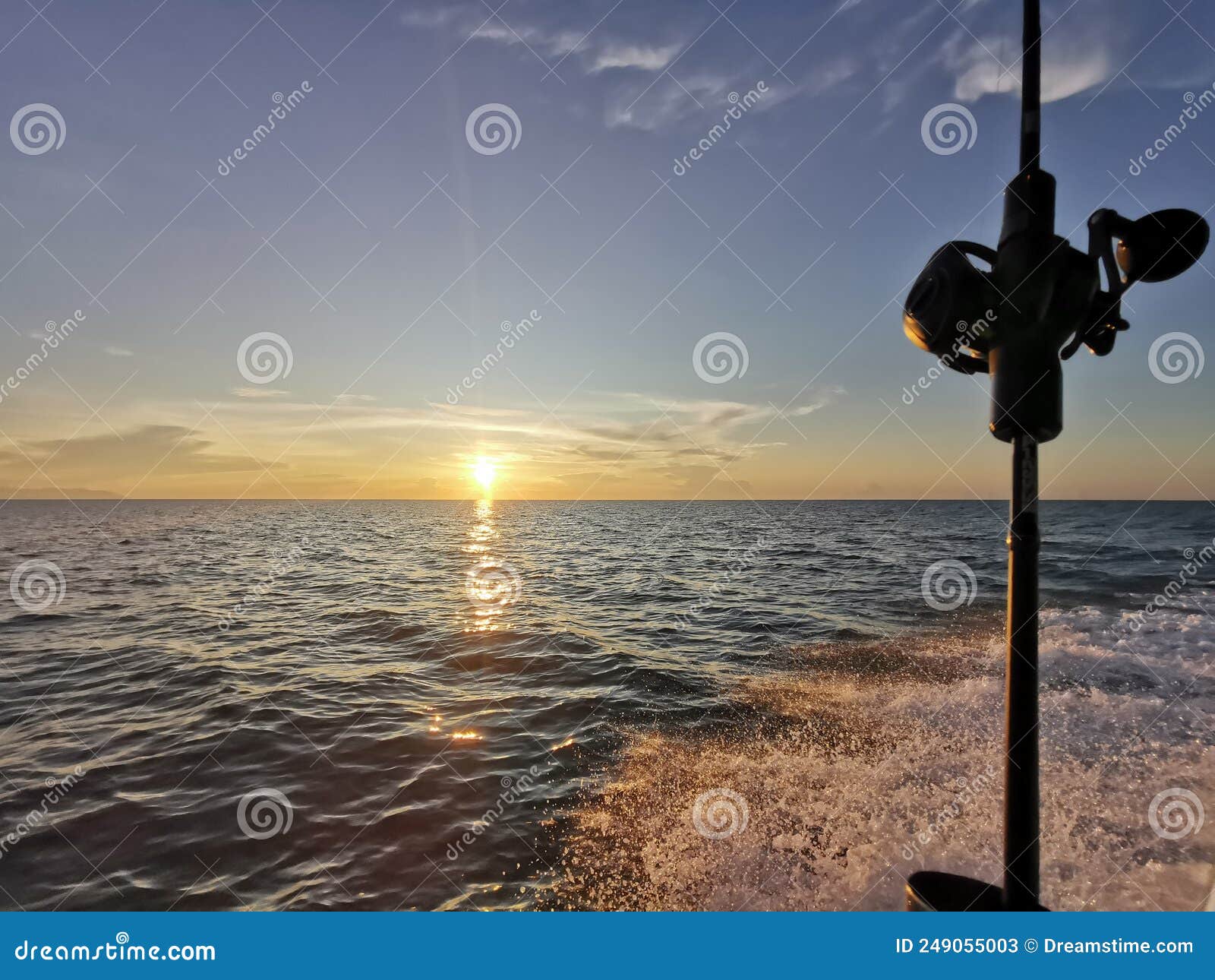 Sunset Sea Laut Petang Boat Stock Image - Image of beach, ocean: 249055003