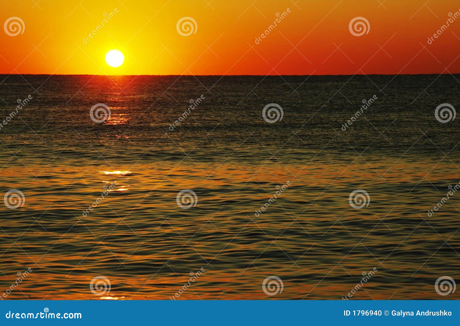 Sunset on the seaa stock photo. Image of scenery, coast - 1796940