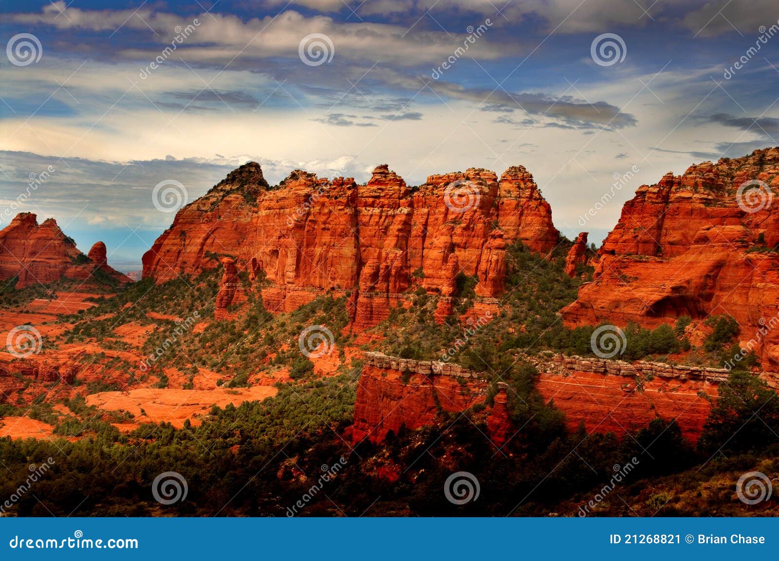 Sunset in Sedona stock image. Image of hike, dawn, arizona - 21268821