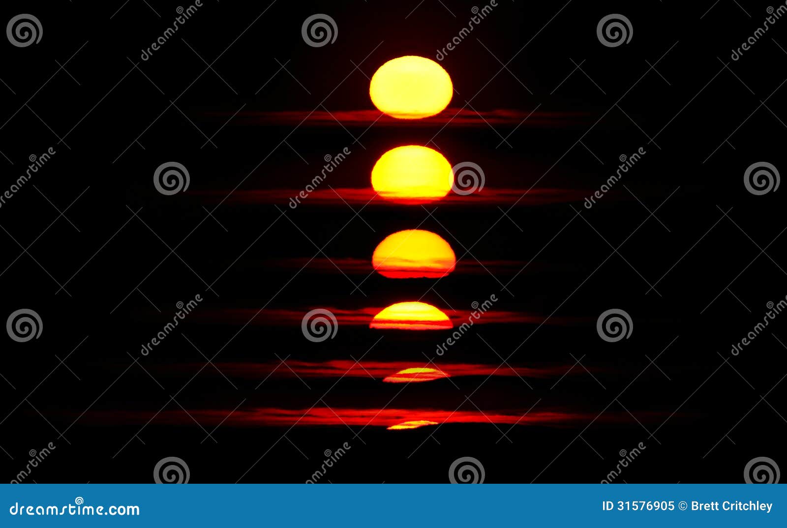 Sunset sequence stock image. Image of timelapse, large - 31576905