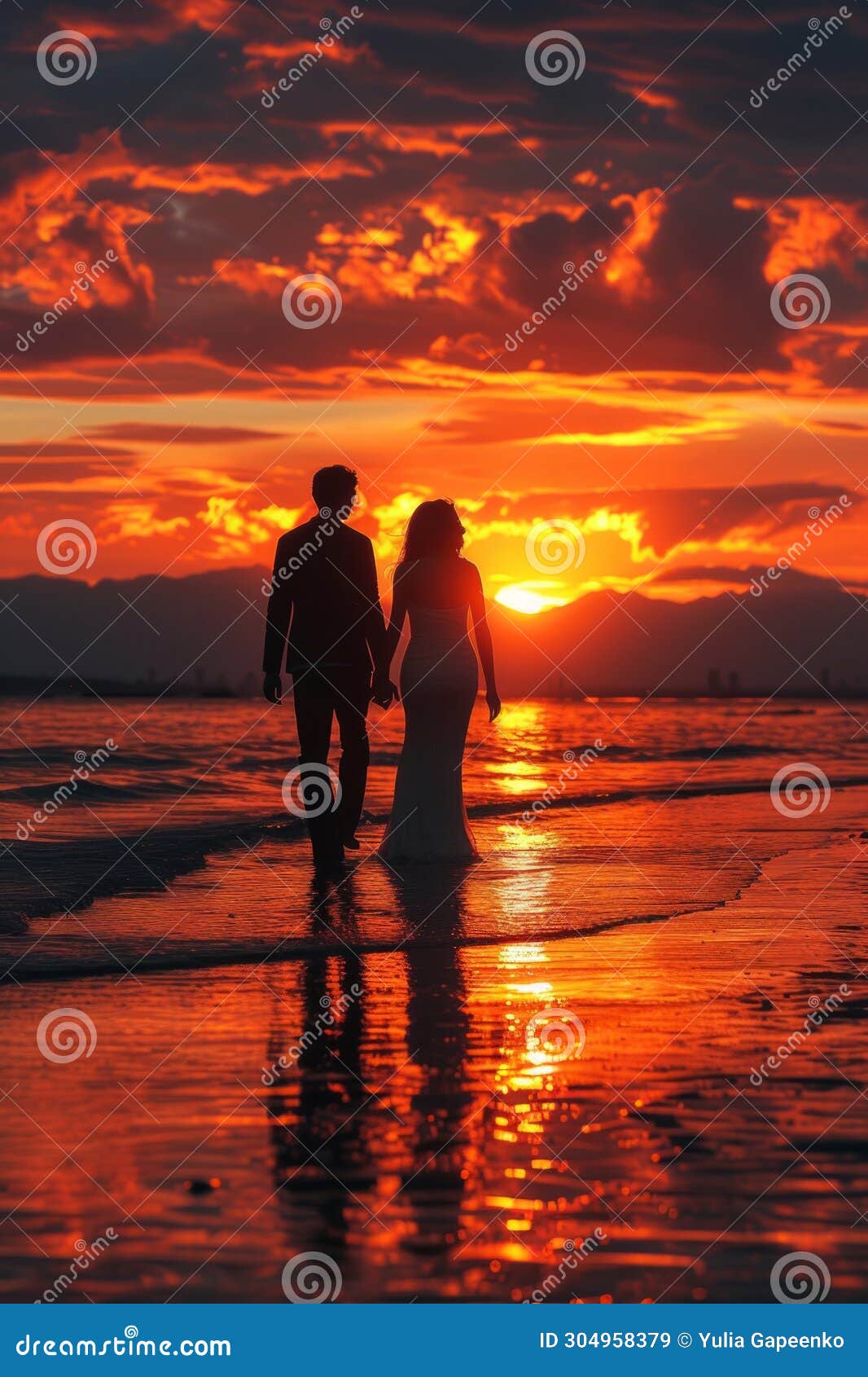 Sunset Serenity: Love Blossoms in the Glow of a Breathtaking Sunset ...