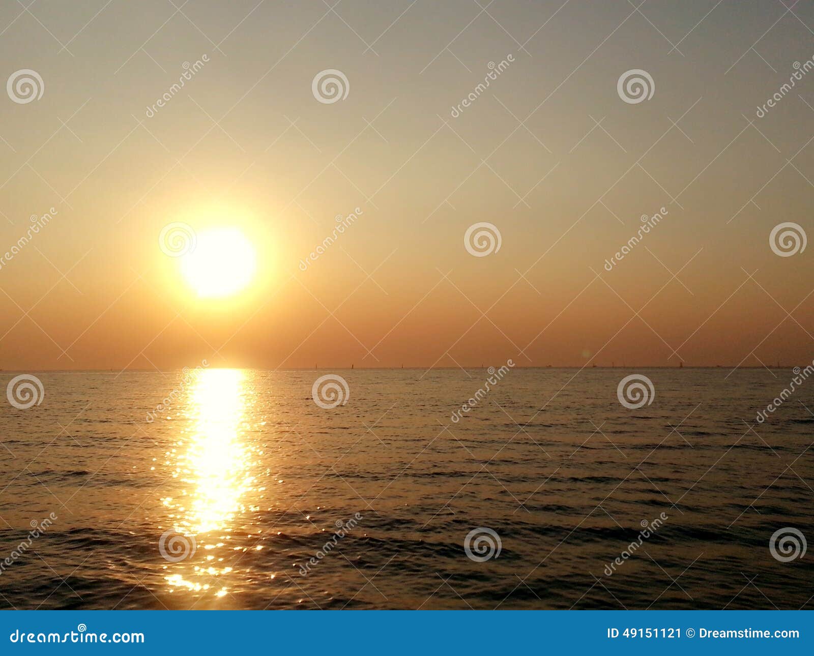 The Sunset : Shadow in the Sea Stock Image - Image of sightseeing ...