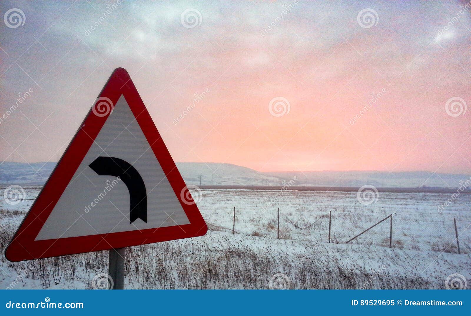 Sunset stock image. Image of sign, white, orange, sunset - 89529695