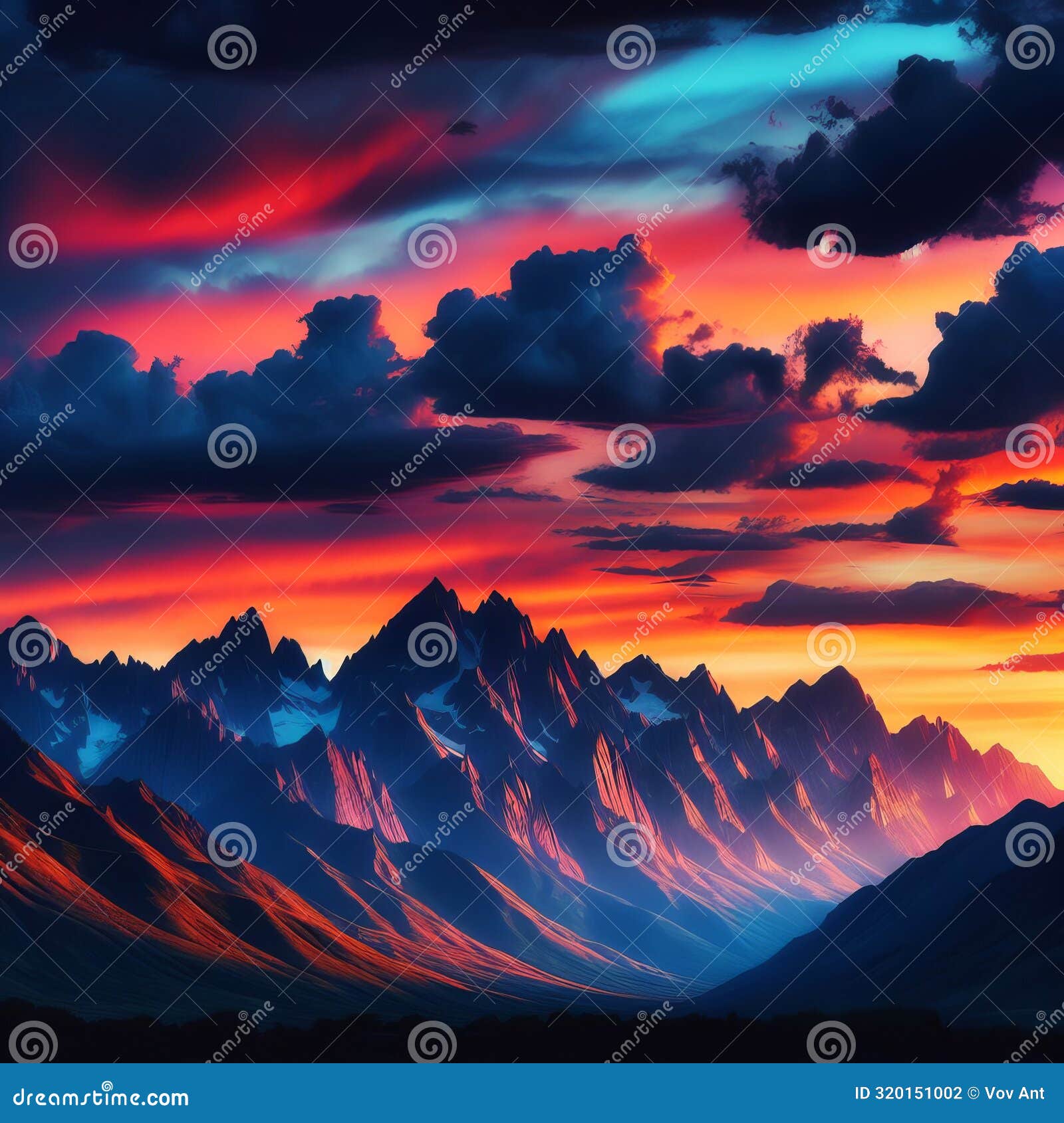 Sunset Silhouettes in the Wasatch Range the Sharp, Dark Silhoet Stock ...