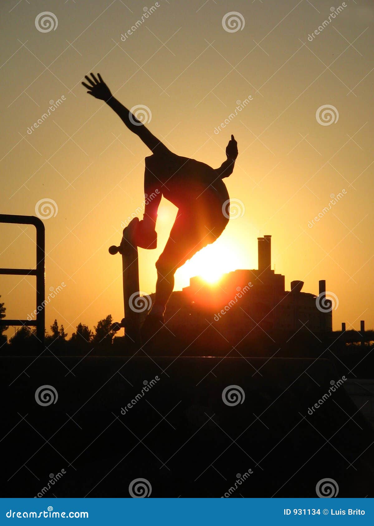 Sunset Skate stock photo. Image of skate, sunset, skating - 931134