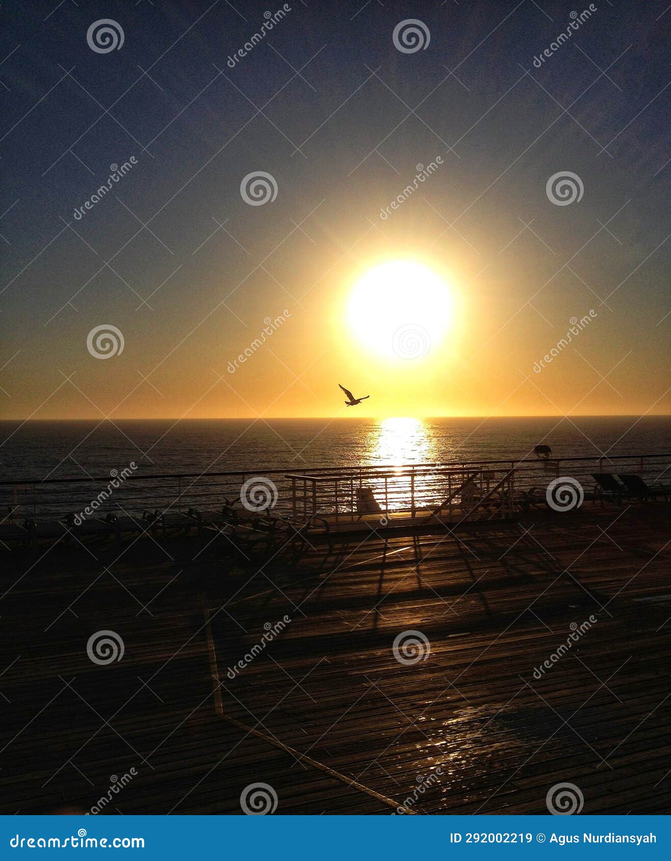 Sunset Sky Atmosphere on the Sea Stock Image - Image of beige, dreamy ...