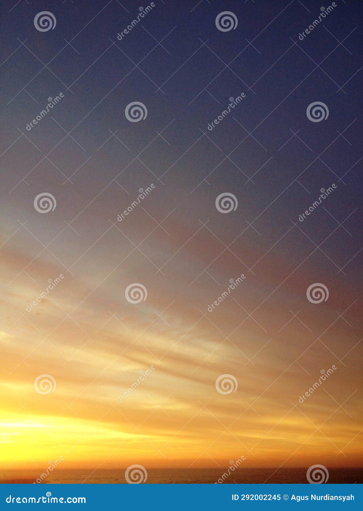 Sunset Sky Atmosphere on the Sea Stock Image - Image of cloudy, beige ...