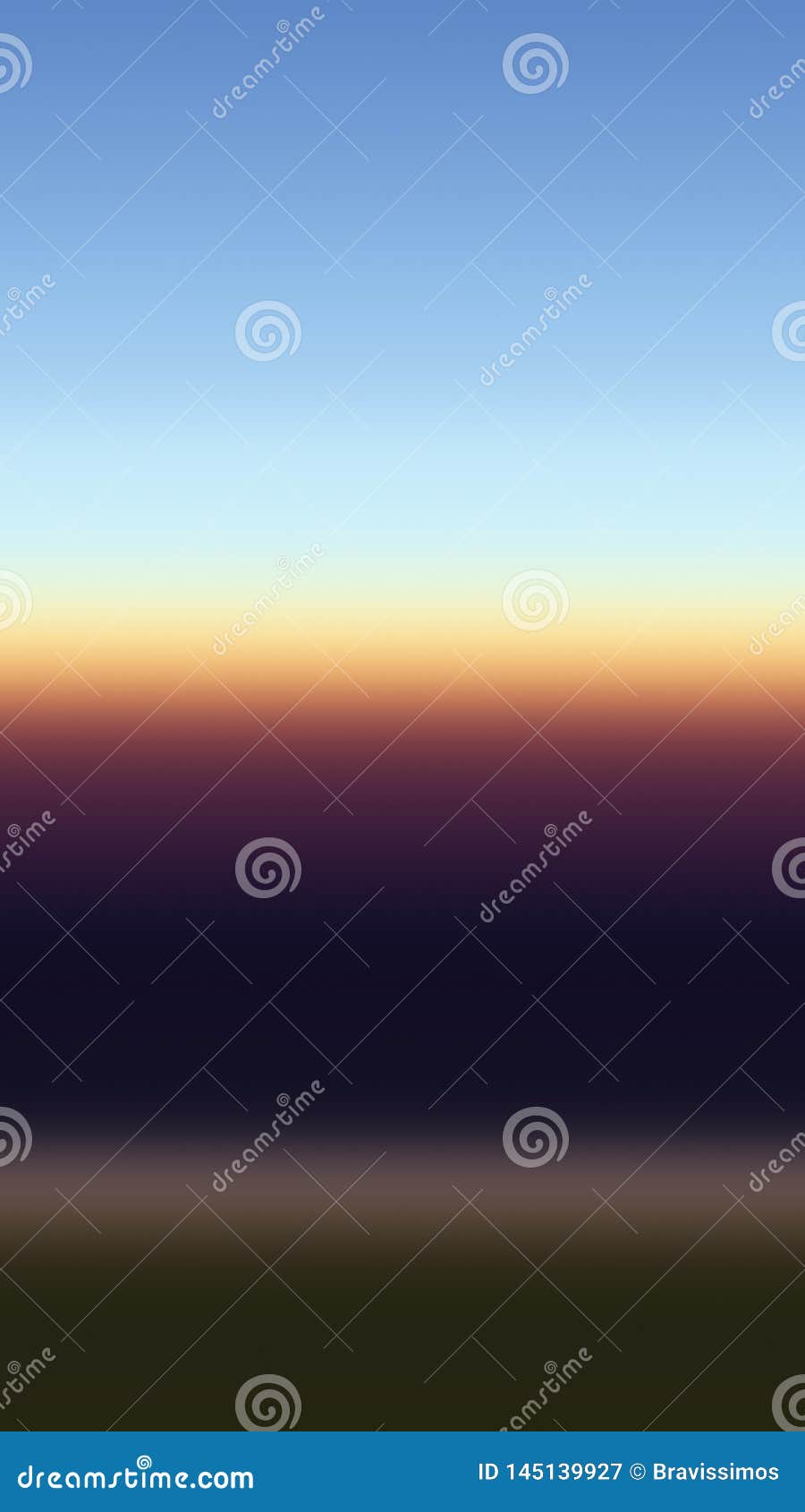 Sunset Sky Background Gradient Sunrise, Morning Stock Illustration ...