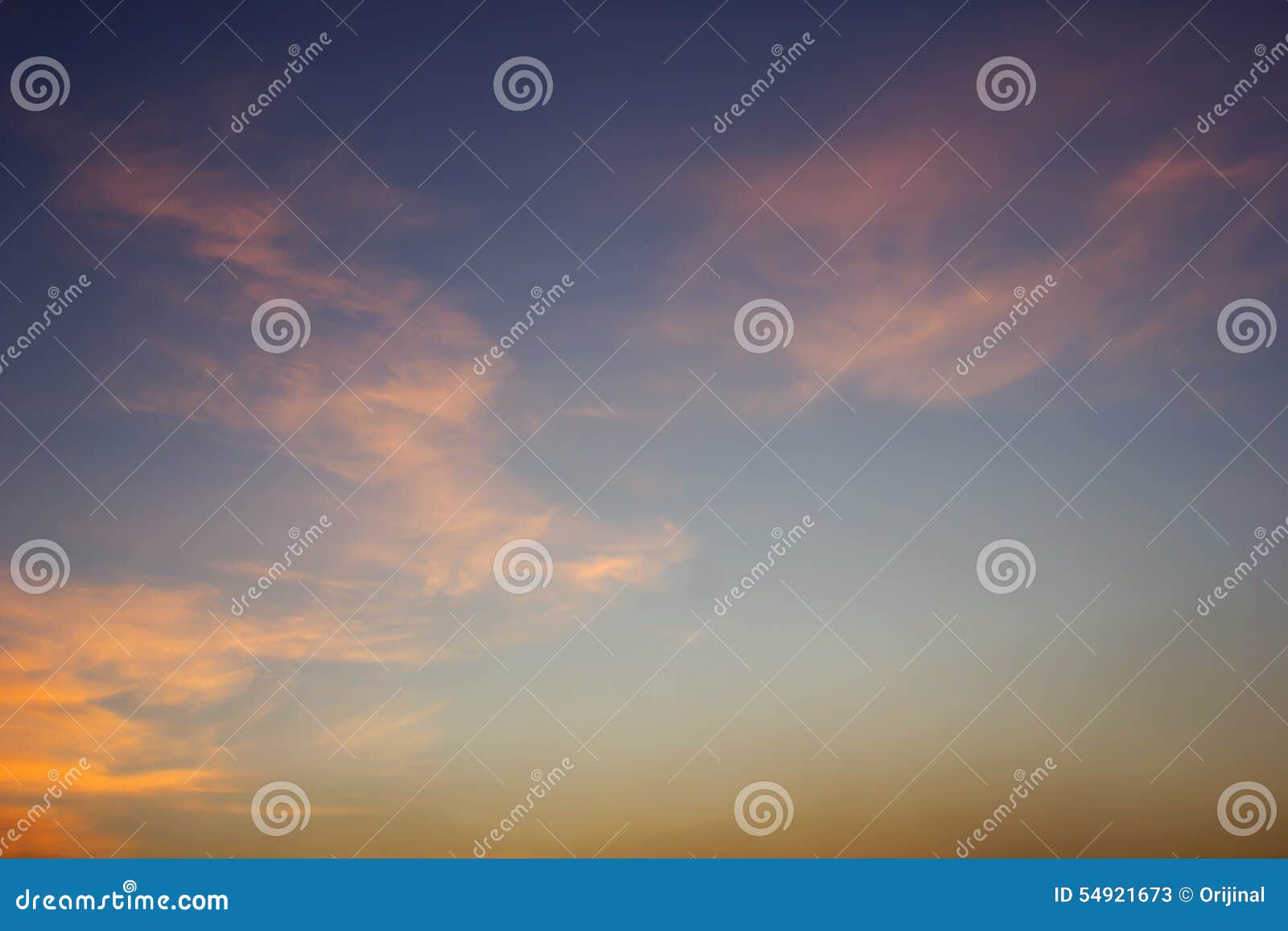 Sunset sky stock image. Image of dusk, abstract, descriptive - 54921673