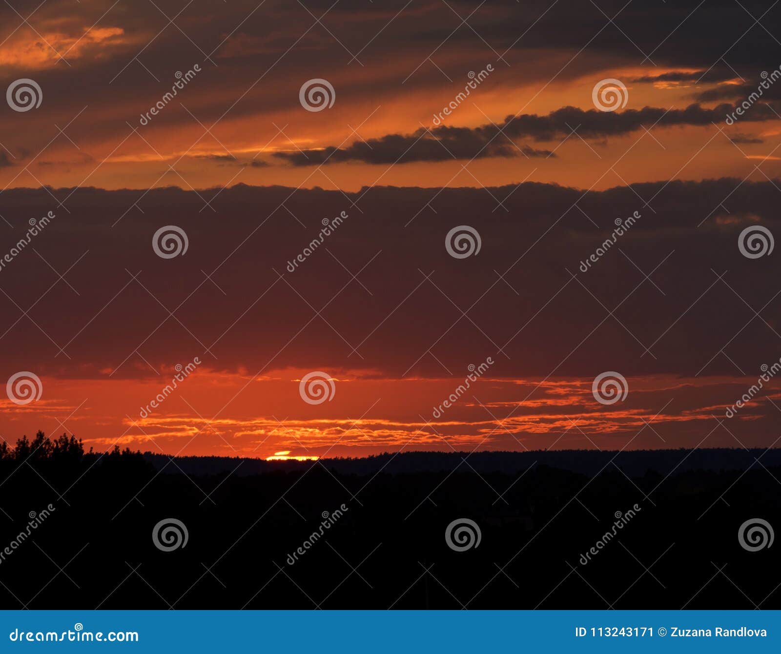 Sunset sky stock image. Image of pink, orange, grey - 113243171