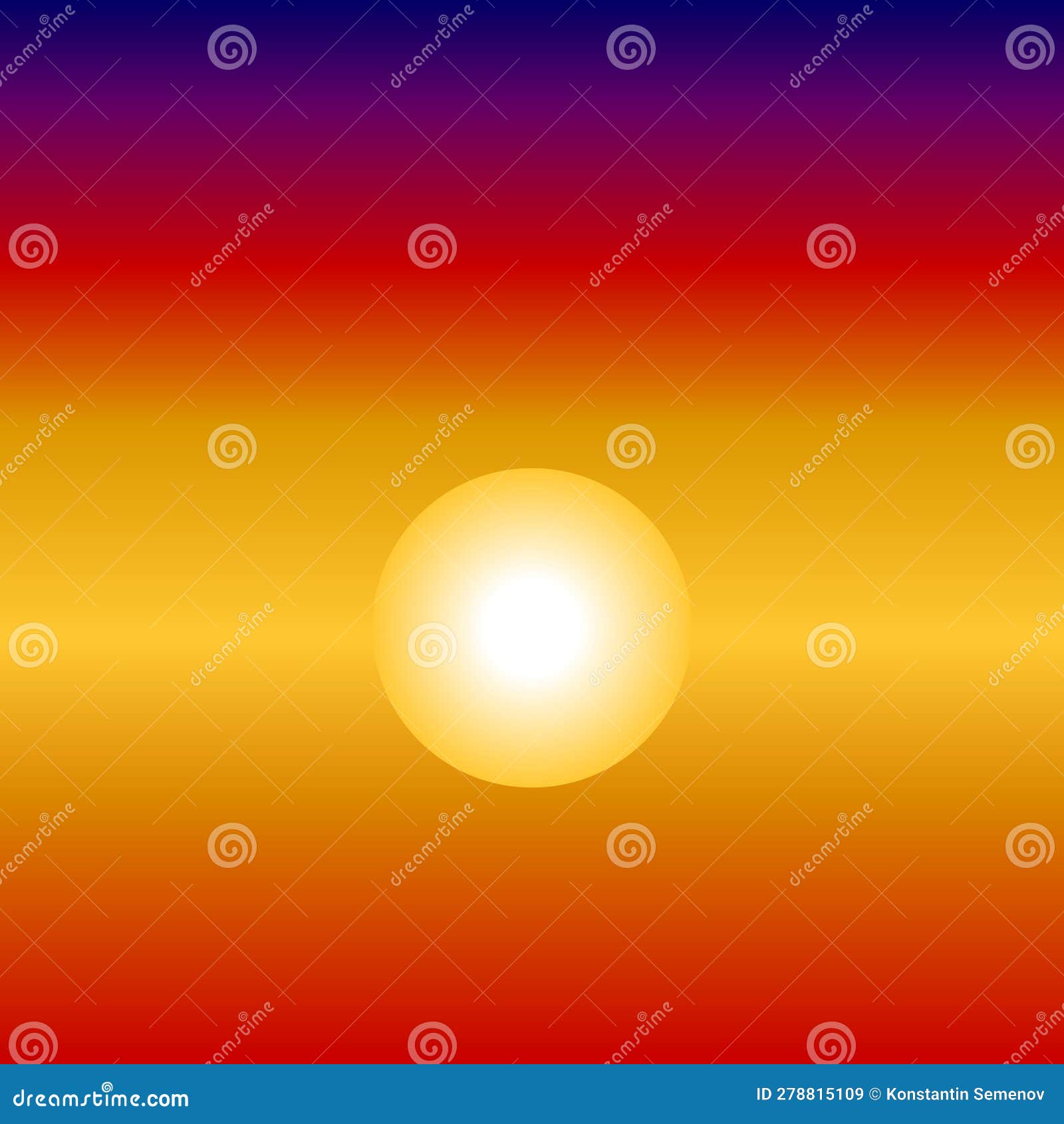 Sunset sky in evening stock vector. Illustration of atmosphere - 278815109