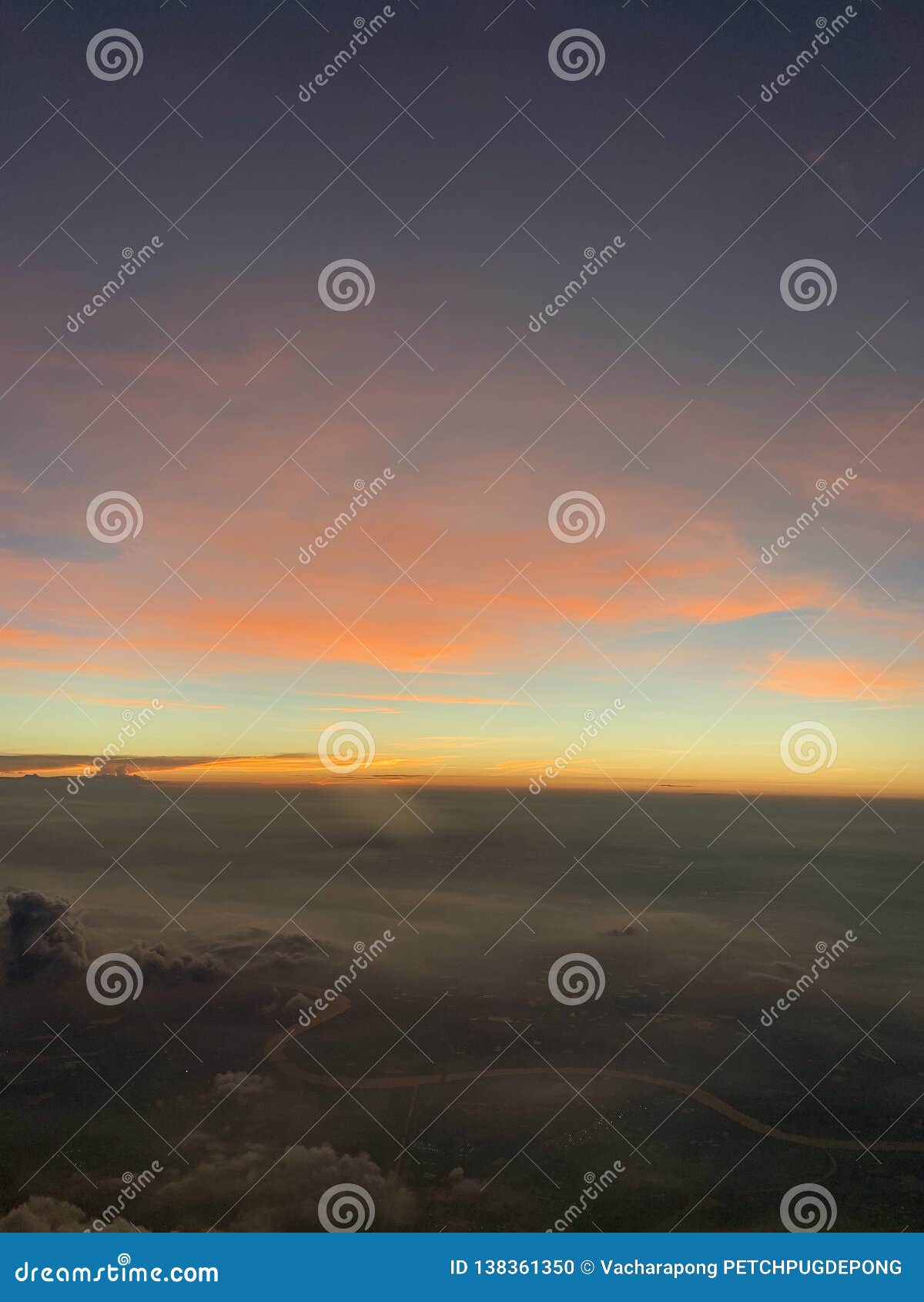 Sunset sky stock photo. Image of horizon, view, sunset - 138361350