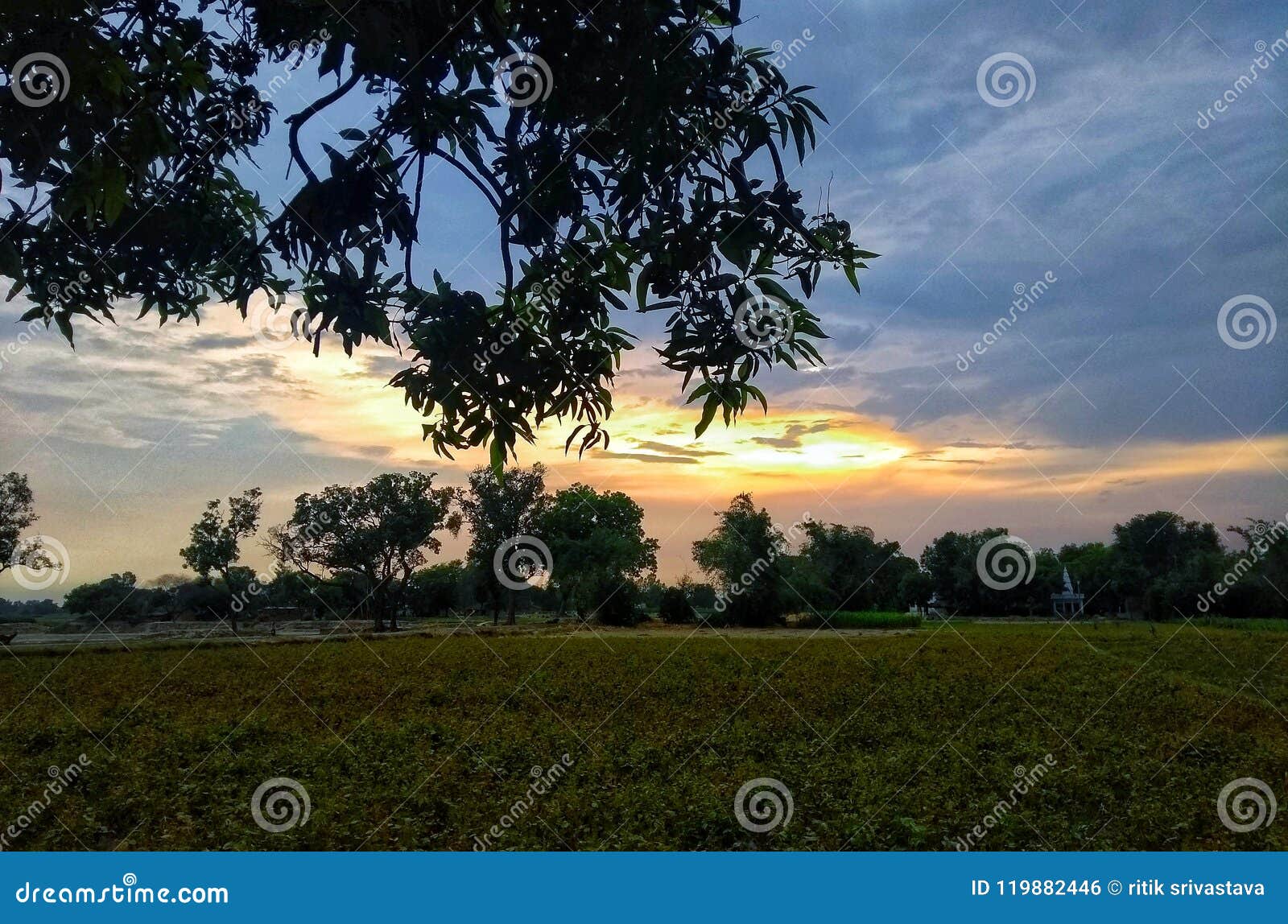 Sunset and sky stock photo. Image of shape, changed - 119882446