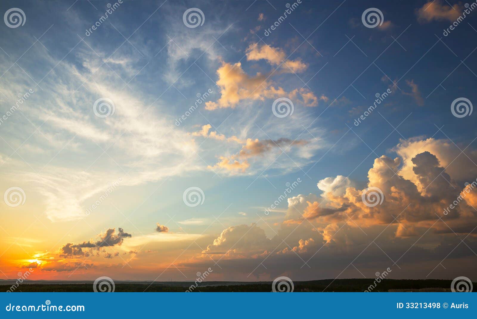 Sunset sky stock photo. Image of panoramic, majestic - 33213498 Sunset sky stock photo. Image of panoramic, majestic - 33213498