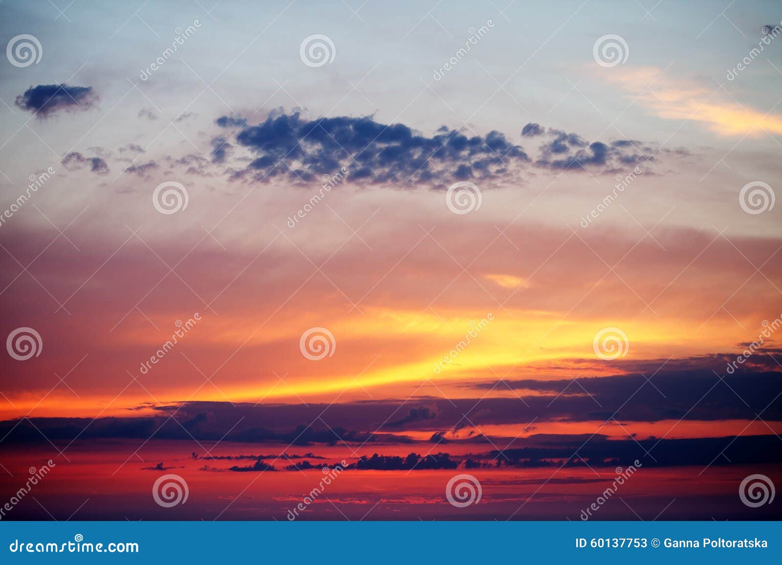 Sunset sky over the lake stock image. Image of dawn, night - 60137753