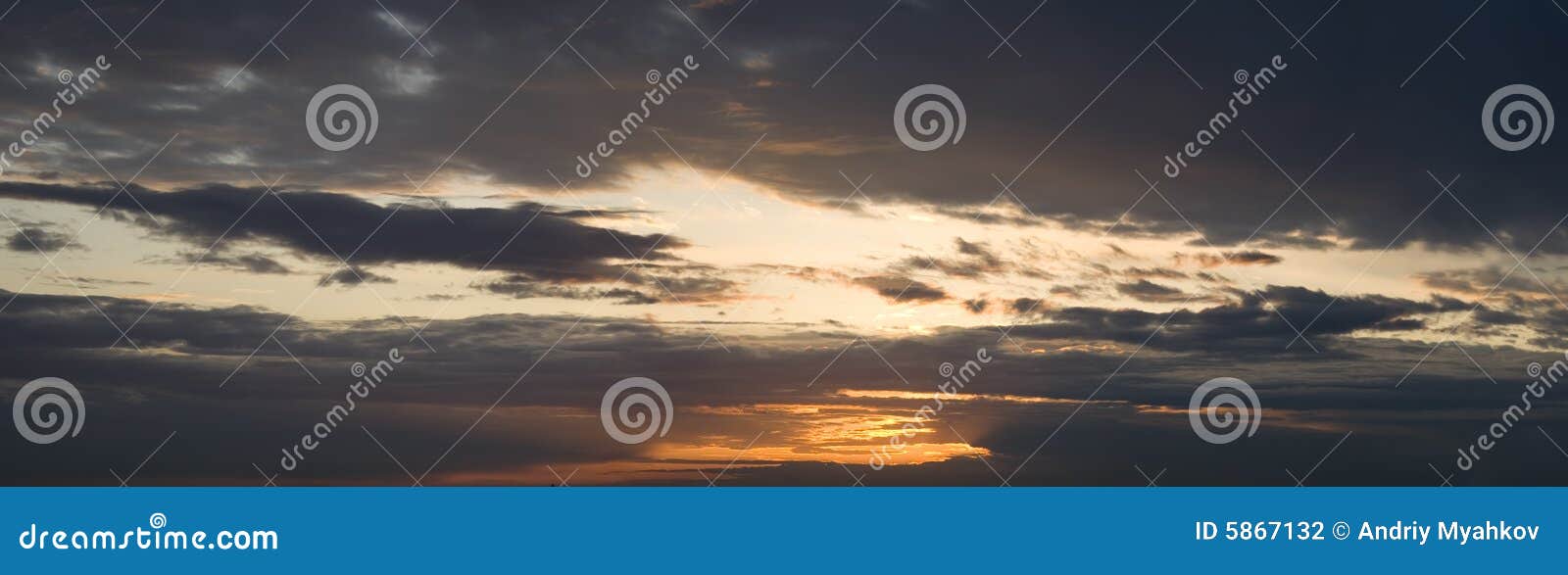 Sunset sky panorama stock photo. Image of destinations - 5867132