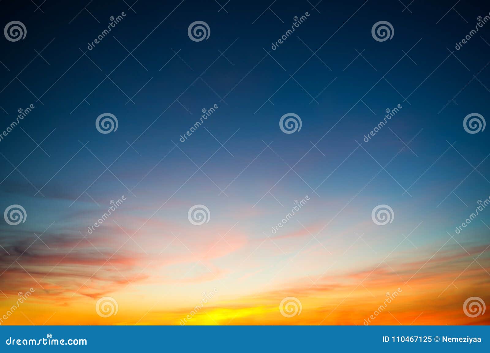 Sunset sky panorama stock image. Image of heaven, colourfull - 110467125