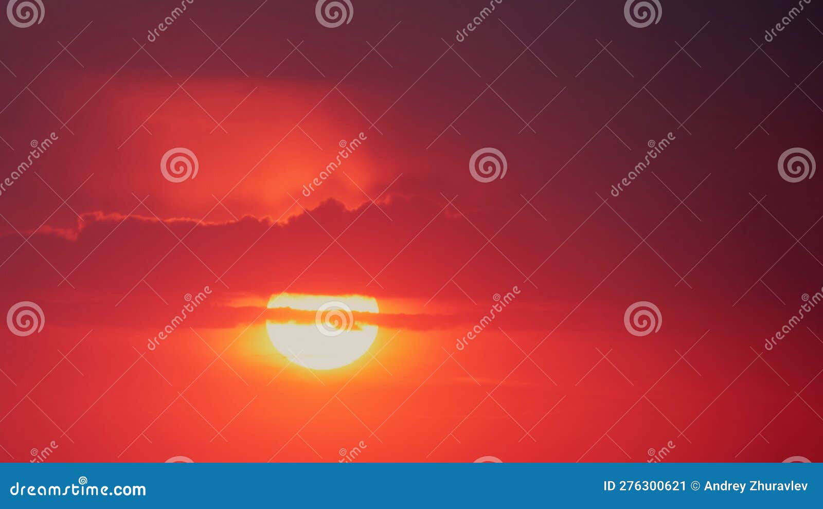 Sunset Sky with Red Light of the Setting Sun. Evening Clouds in the ...