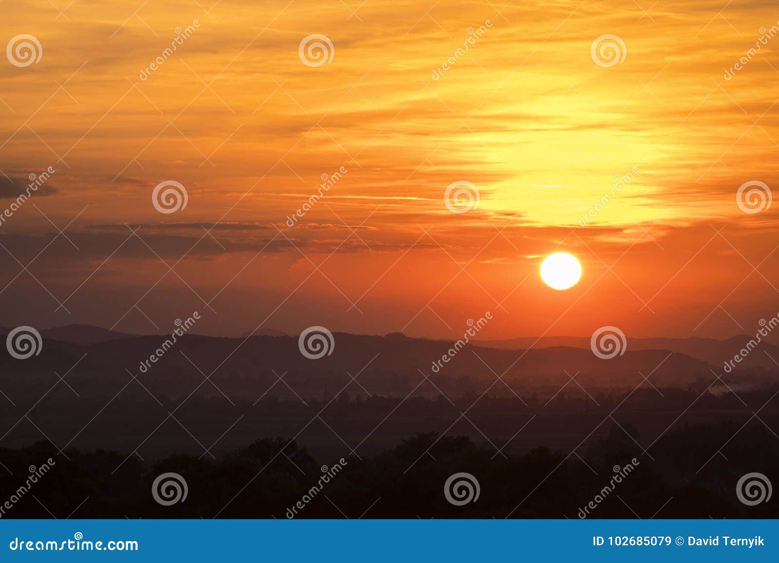 Sunset Sky Scape stock image. Image of atmosphere, sunset - 102685079