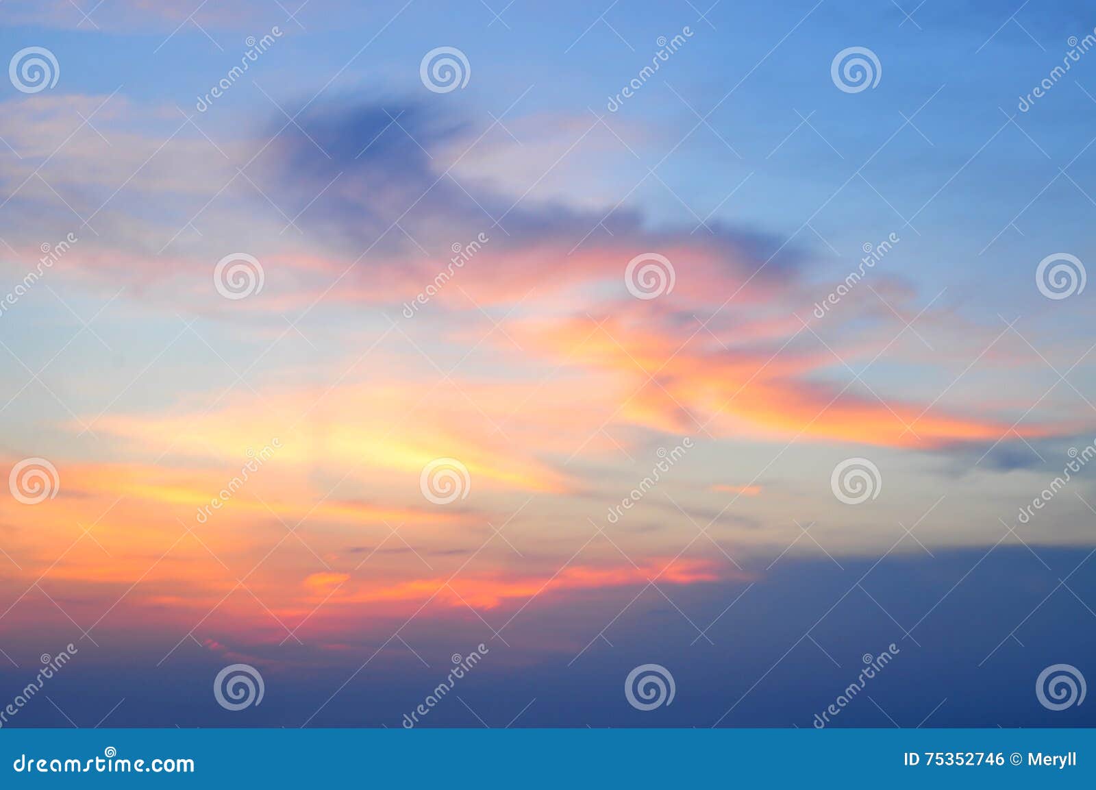 Sunset sky skylight stock photo. Image of magic, skylight - 75352746