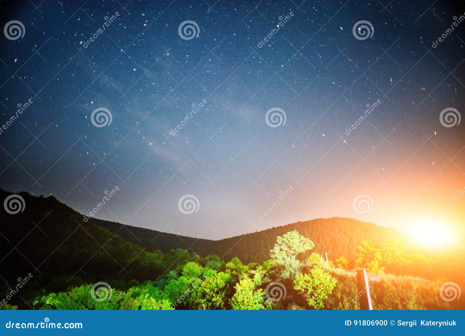 Sunset Sky Star Background Light Sunrise Nature for Design Stock Photo ...