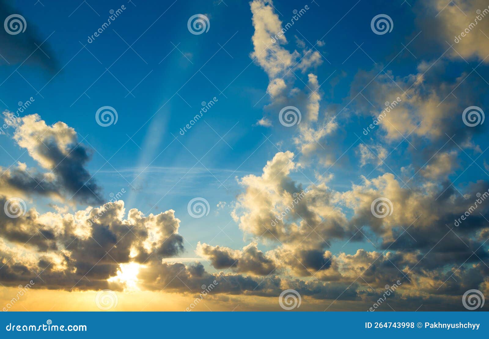 Sunset sky stock photo. Image of sunrise, scene, abstract - 264743998