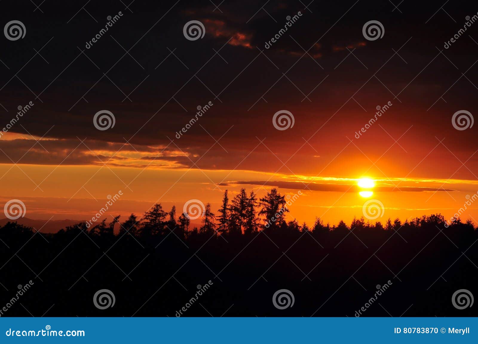 Sunset sky stock photo. Image of clouds, beautiful, dark - 80783870