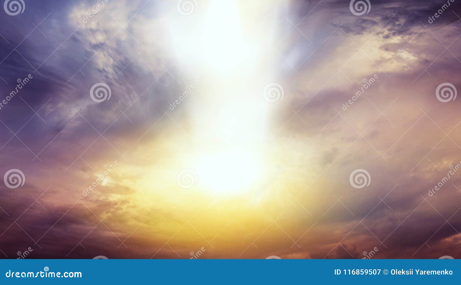 Abstract Big Explosion . Light from Sky . Stock Image - Image of flame ...