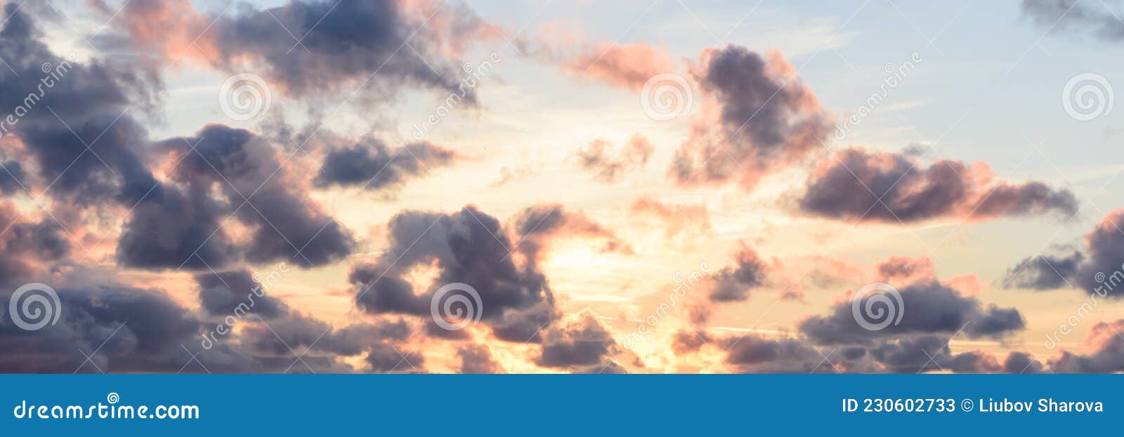 Sunset Sky Texture As Background Stock Image - Image of dramatic, dawn ...