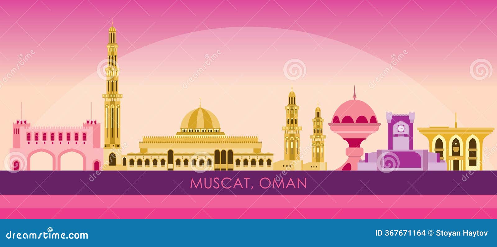 Sunset Skyline Panorama Of City Of Addis Ababa, Ethiopia Cartoon Vector ...