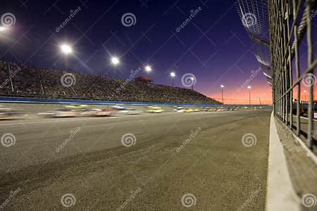 Sunset on the Speedway stock image. Image of raceway - 17176871