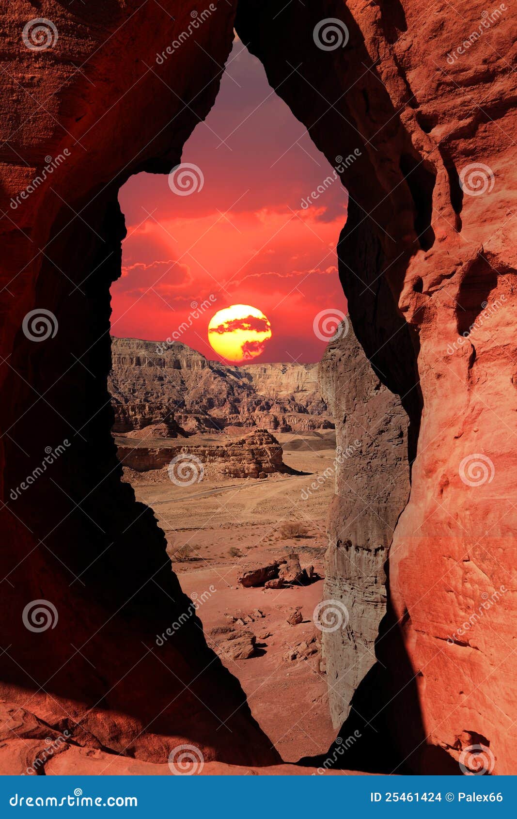 Sunset in the stone desert stock photo. Image of israel - 25461424