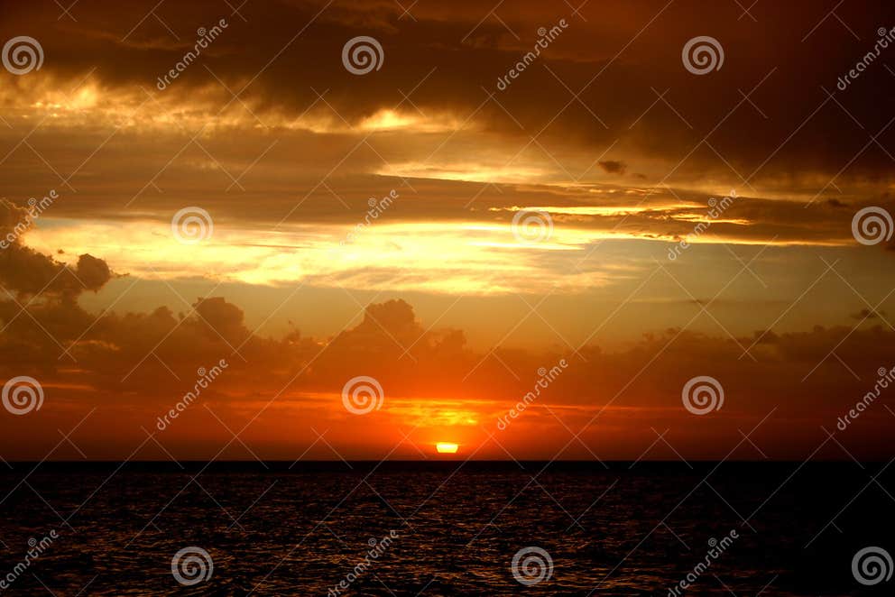 SUNSET at STRADBROKE stock photo. Image of nature, peach - 712934
