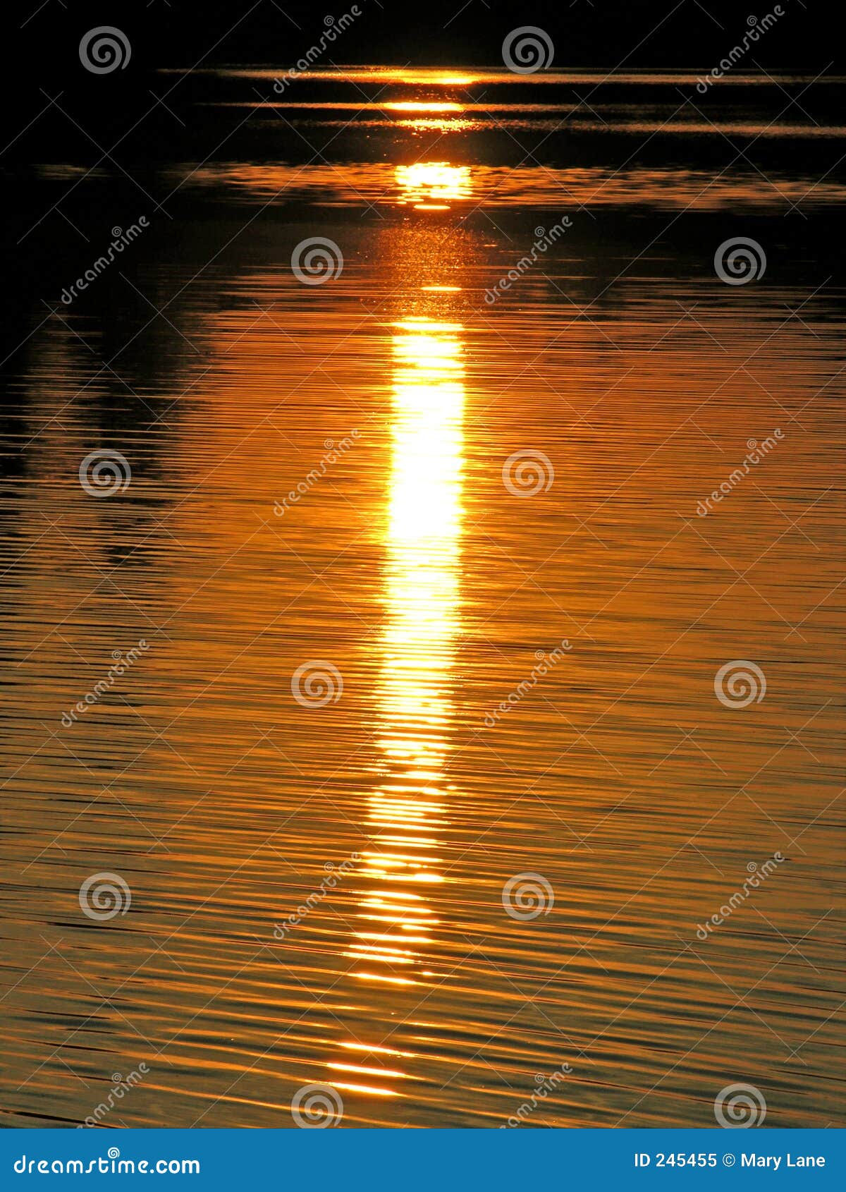 Sunset Streak stock image. Image of reflection, sunset - 245455