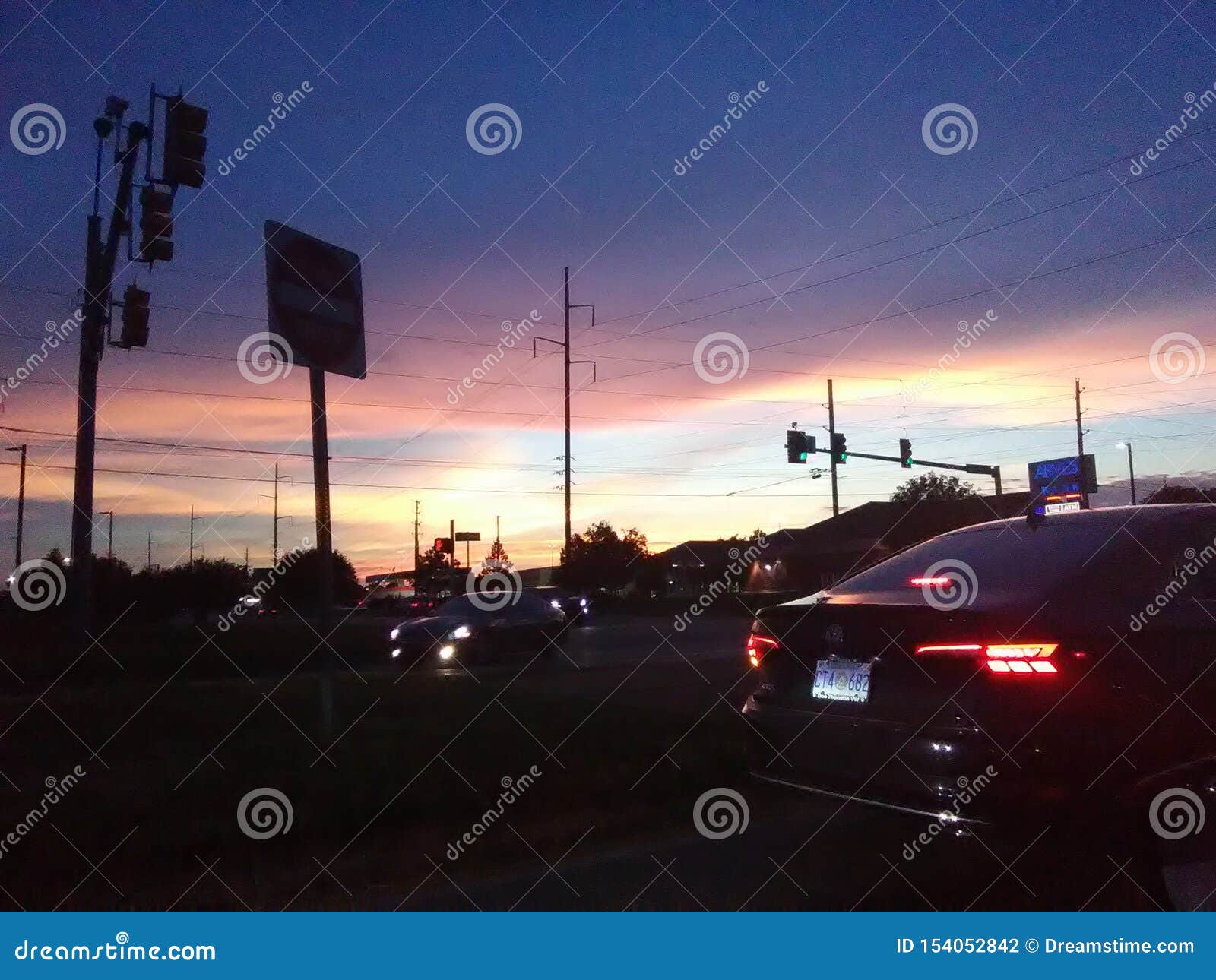 Sunset streak stock photo. Image of bixby, simple, waterpainting ...