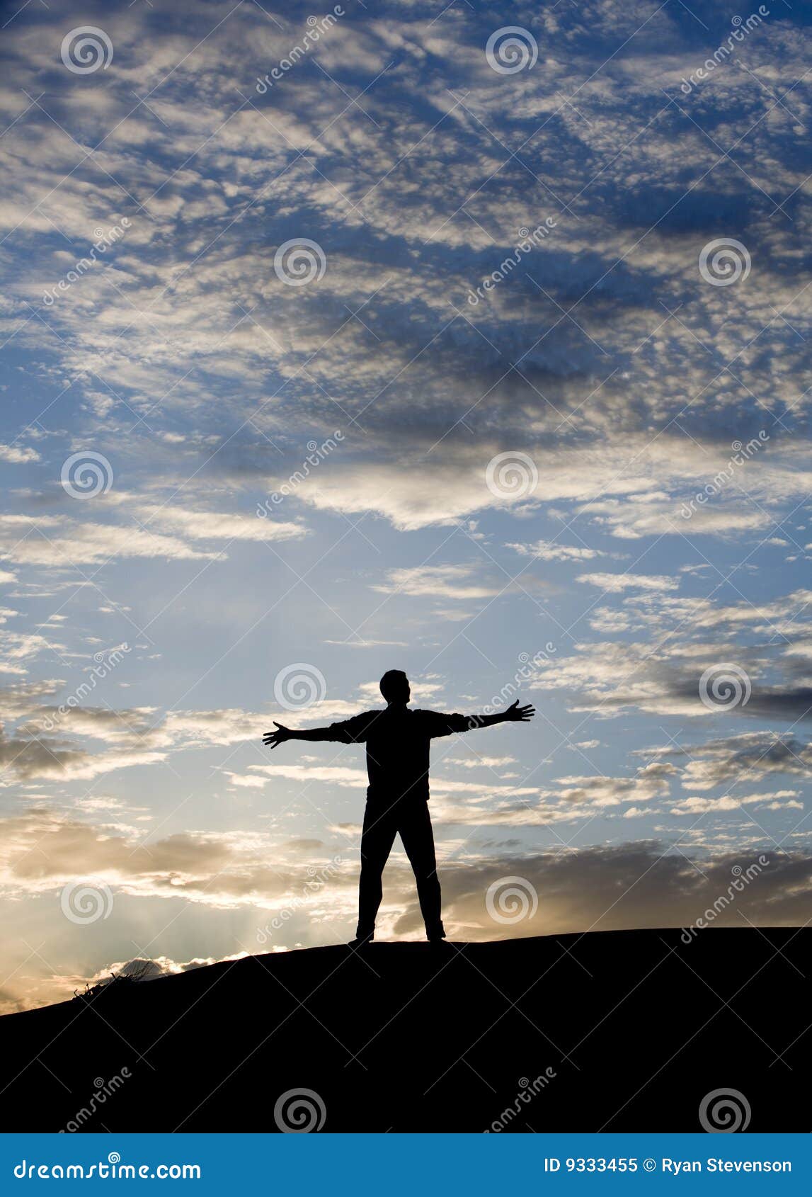 Sunset Success stock image. Image of outdoors, female - 9333455