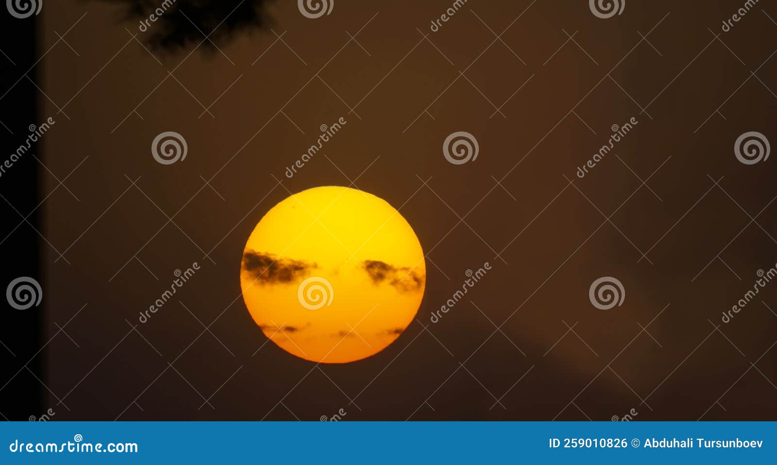 Sunset stock photo. Image of beauty, reflection, dawn - 259010826