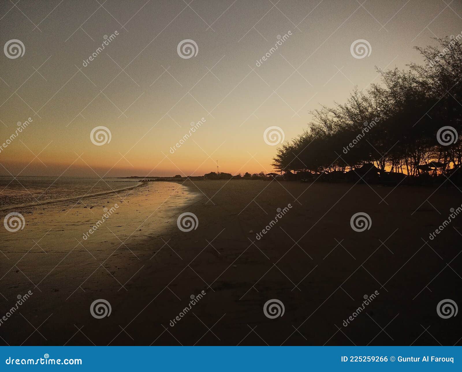 SUNSET without SUN stock photo. Image of sunset, baground - 225259266