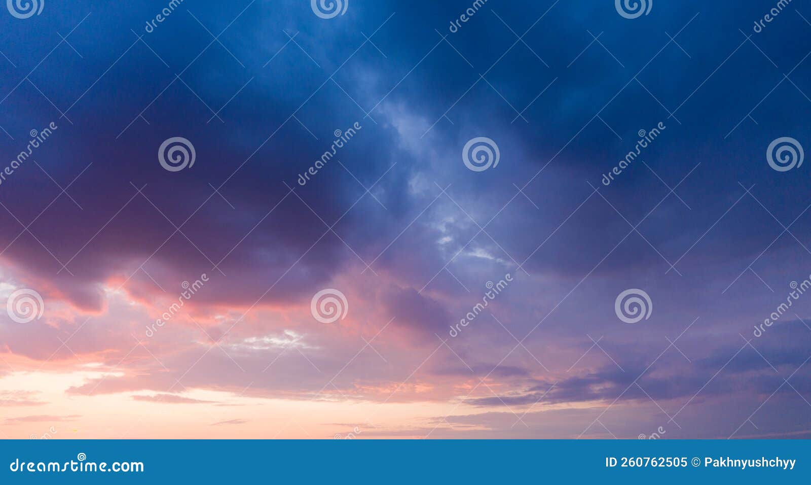Sunset with Sun Rays, Sky with Clouds Stock Image - Image of twilight ...