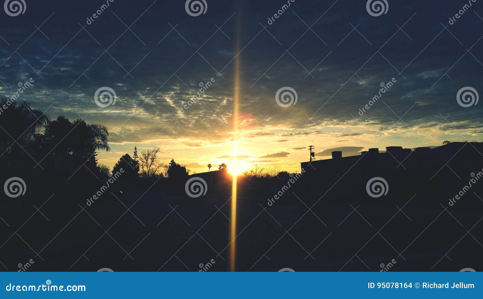 Sunset stock photo. Image of tomorrow, sunset, goodnight - 95078164