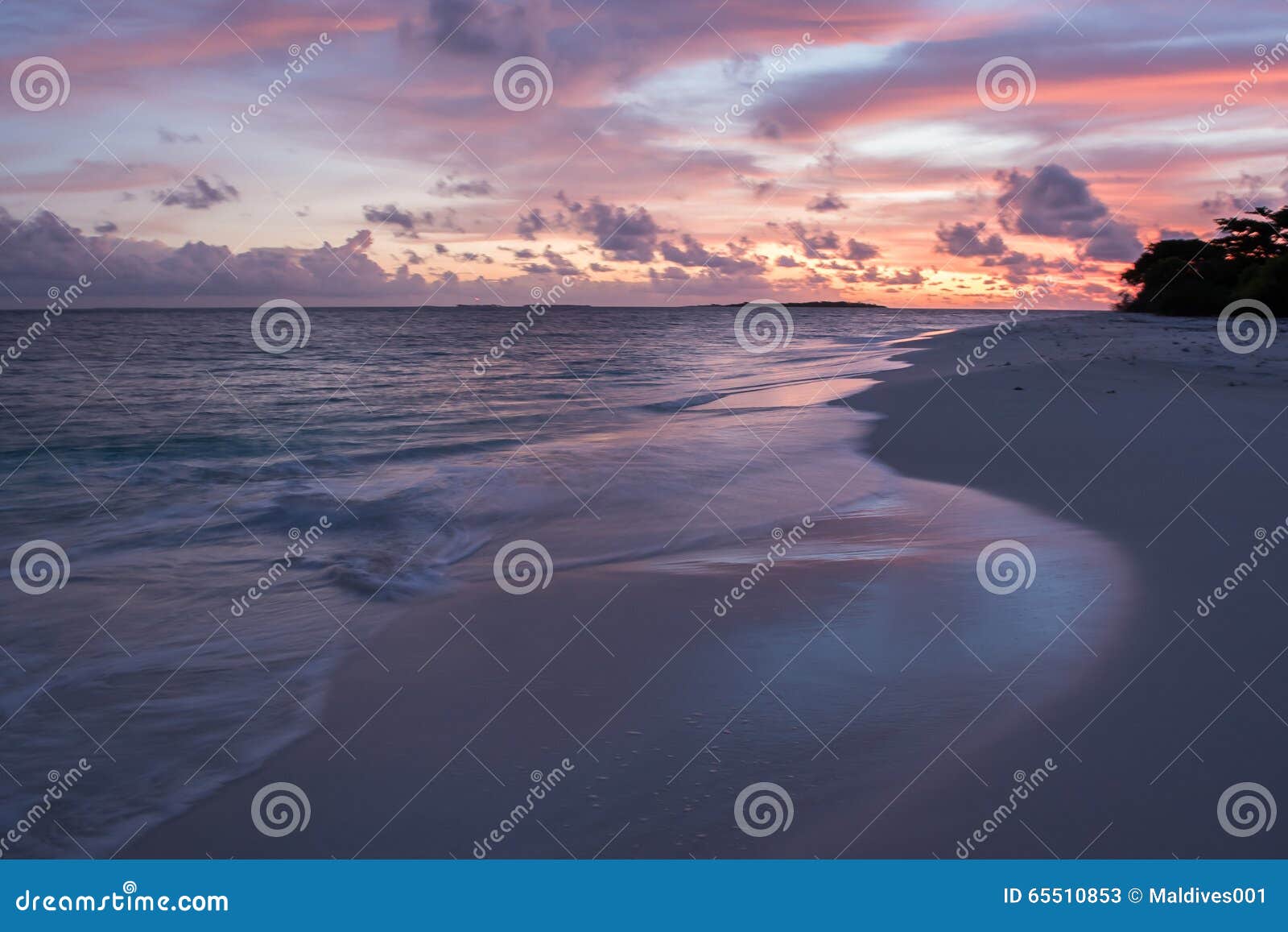 Sunset sunny beach stock image. Image of reflection, beach - 65510853