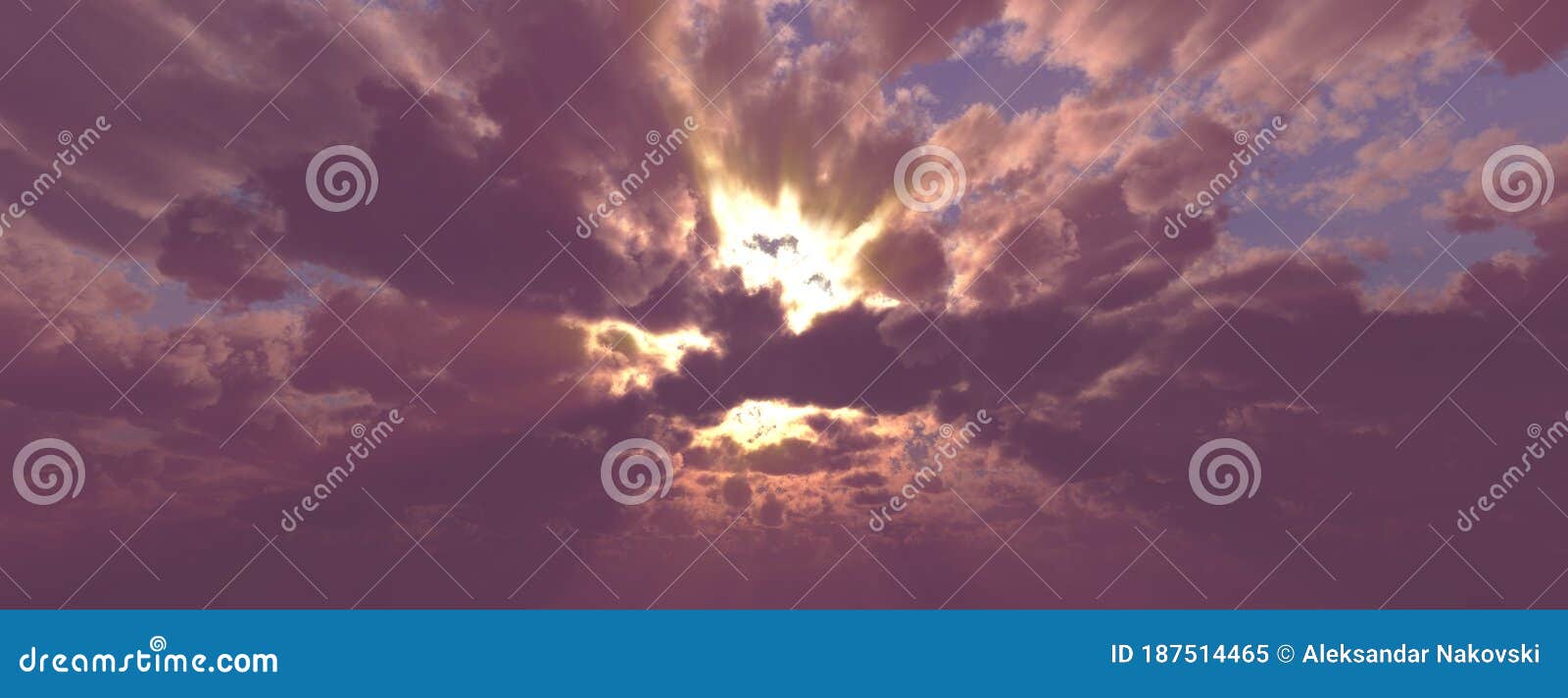 Sunset / Sunrise with Clouds, Light Rays and Other Atmospheric Effect ...