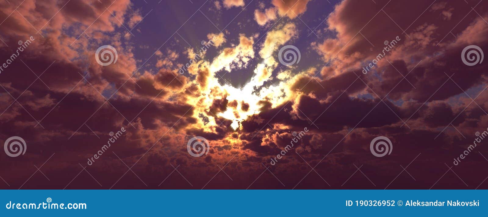 Sunset / Sunrise with Clouds, Light Rays and Other Atmospheric Effect ...