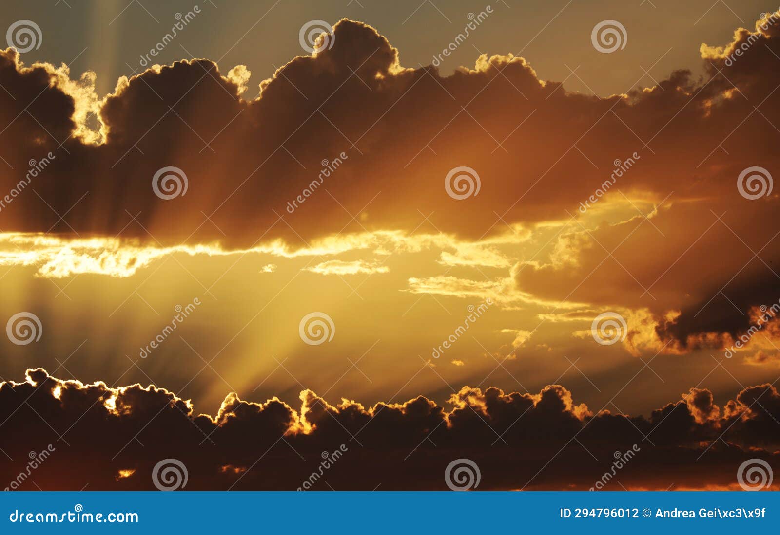Sunset and Sunrise with Clouds Stock Photo - Image of dream, beautiful: 294796012